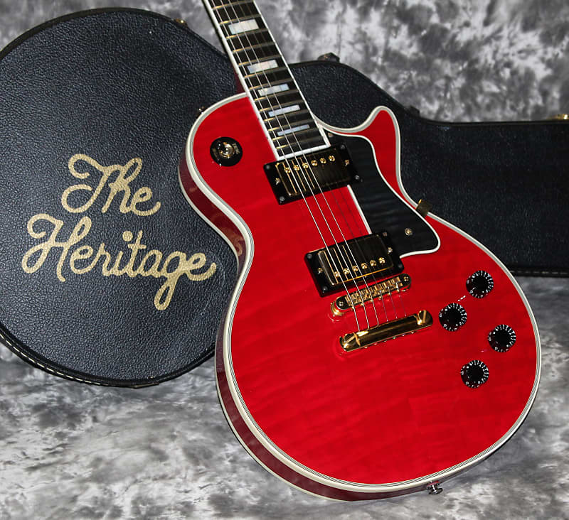 2004 Heritage - H-157CM - Bare Knuckles Pickups - Cherry | Reverb
