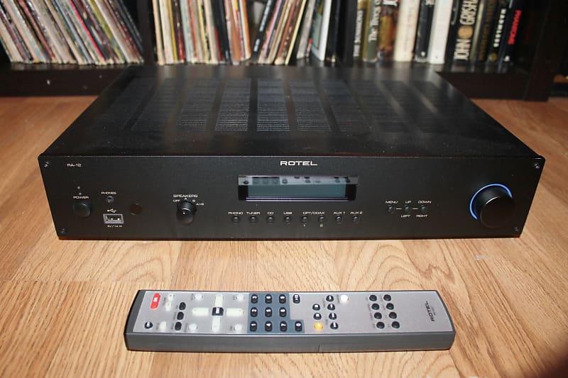 Rotel RA-12 Integrated Amplifier Black Beautiful Cond! Very | Reverb