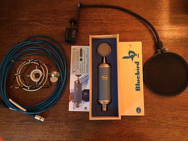 Blue Bluebird Microphone w/ Extras | Reverb