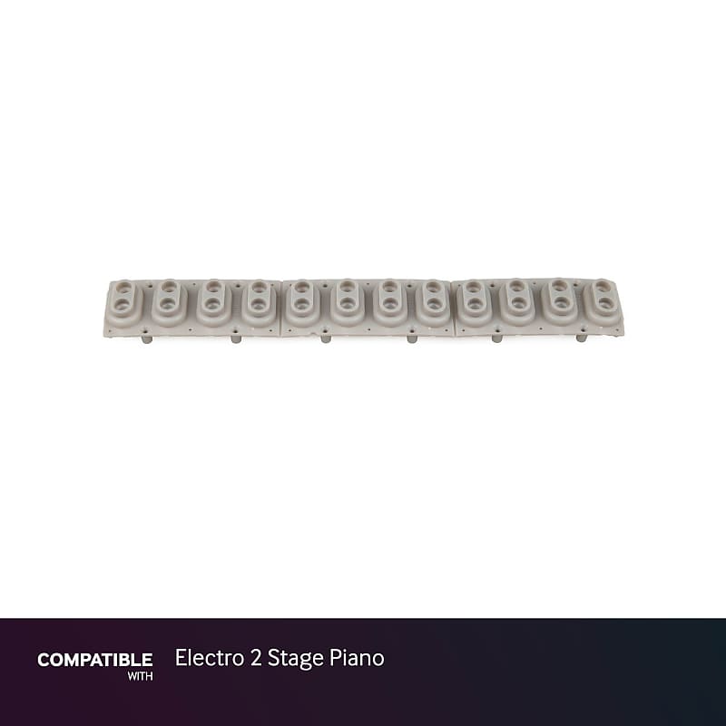 Nord 12-point Rubber Key Contact Strip for Electro 2 Stage | Reverb