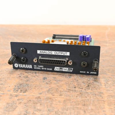 Yamaha MY8-DA96 24-bit, 96kHz 8-Channel Analog Output Card | Reverb