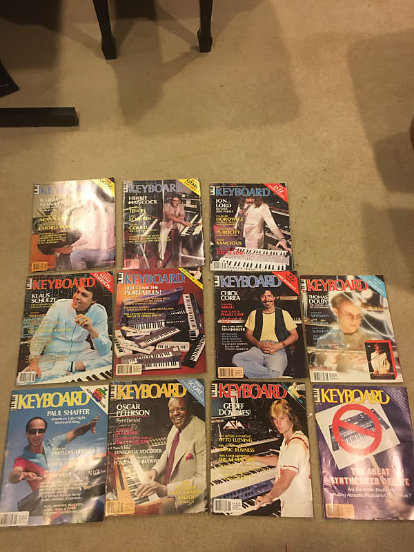 Keyboard Magazine 1983; 11 Issues Jan-Mar, May-Dec. | Reverb