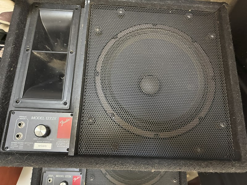 Fender MODEL 1272X Stage Monitor - Black | Reverb