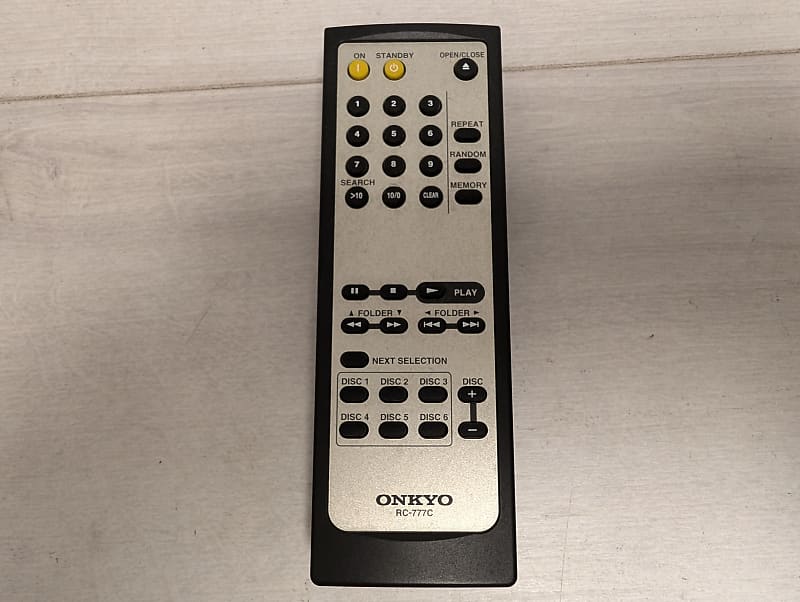 Onkyo RC-777C Remote Control for DX-C390 Disc Changer | Reverb