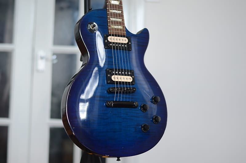 Gibson Les Paul Studio Plus 2006 Midnight Blue Burst with HSC | Reverb