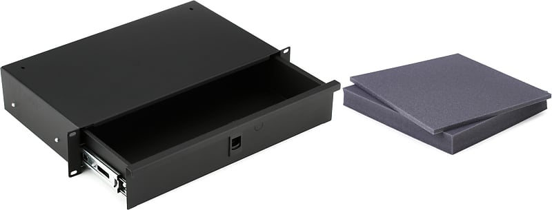 Gator GRW-DRWSH2 2U Shallow Rack Drawer Bundle with Middle | Reverb