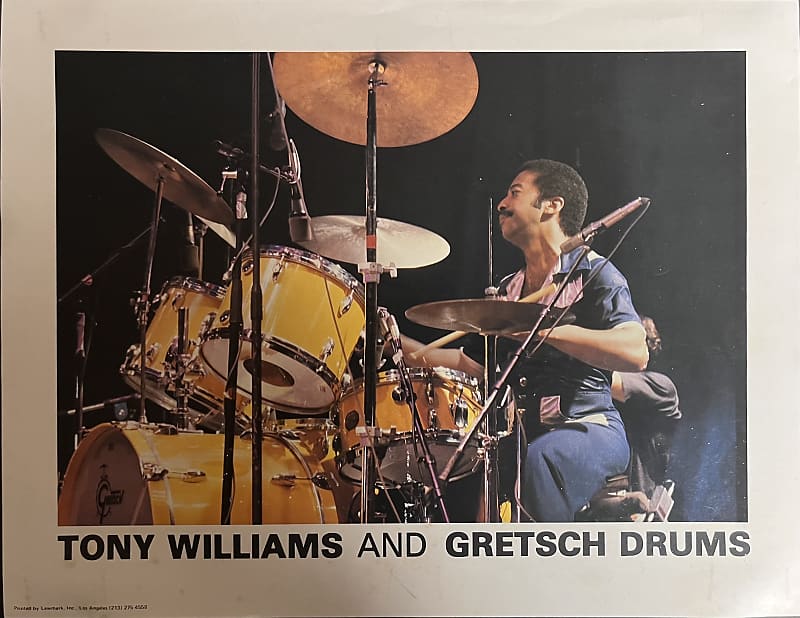 Gretsch Tony Williams Promo photo 1980’s | Reverb