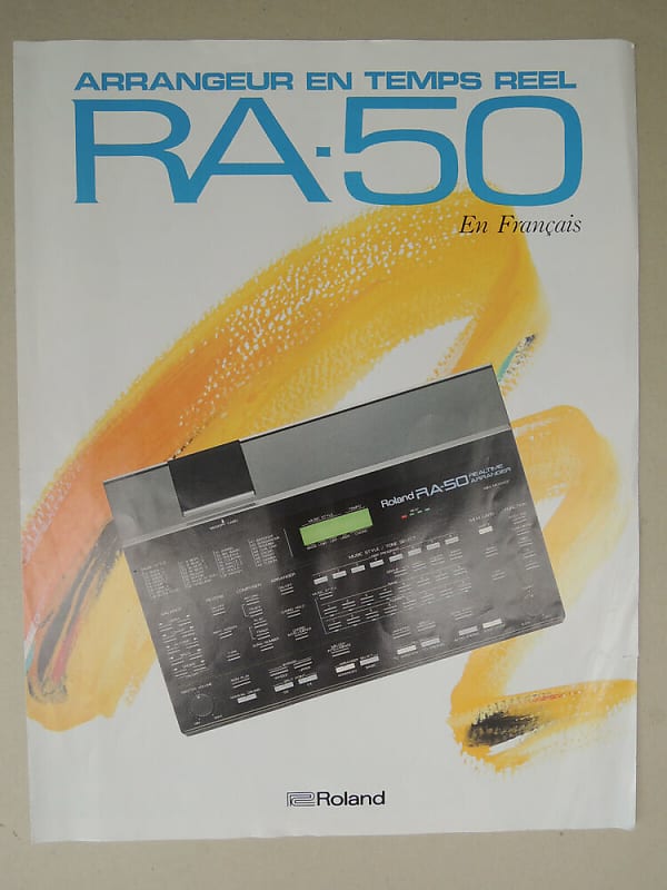 Publicité en français Original ROLAND RA50 RA-50 REALTIME | Reverb