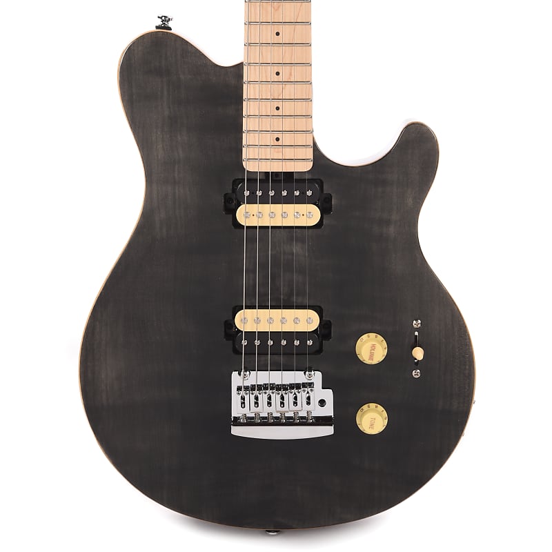 Sterling By Music Man Axis AX3 Flame Maple Trans Black | Reverb España