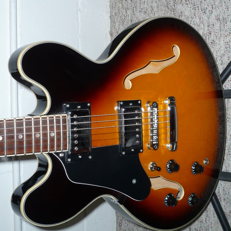 Jay Turser '335 "Left Handed" Semihollow A/E Guitar, w/new | Reverb