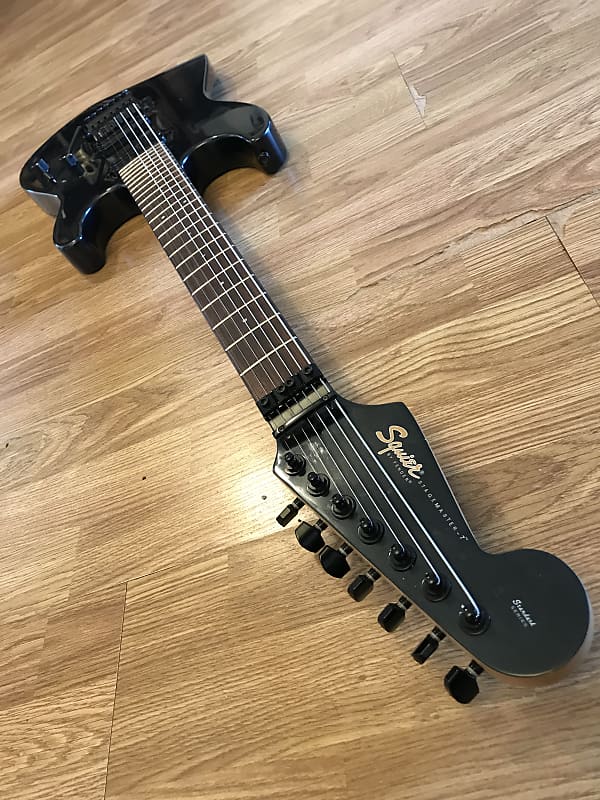Squier Stagemaster 7 String HH 2000 Metallic Gray | Reverb