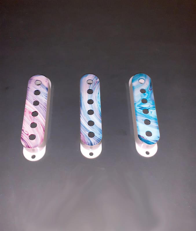 Psychedelic Strat Pickup Cover, SSS, HH, HSH, or HSS The | Reverb