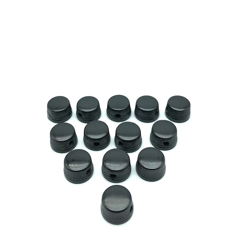 Daka-Ware Vintage Small Cupcake Knobs (4) 19?? Black | Reverb