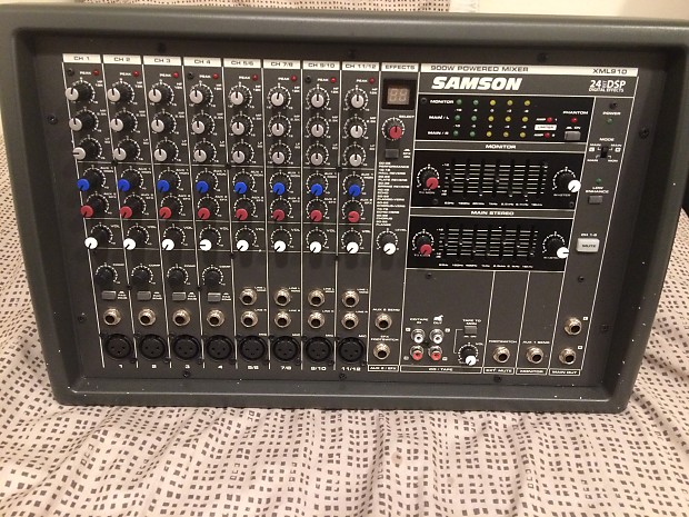 Samson XML910 - 12-Channel Stereo Powered Mixer | Reverb