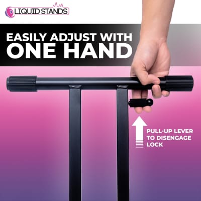 Liquid Stands X Style Adjustable Double Braced Foldable | Reverb