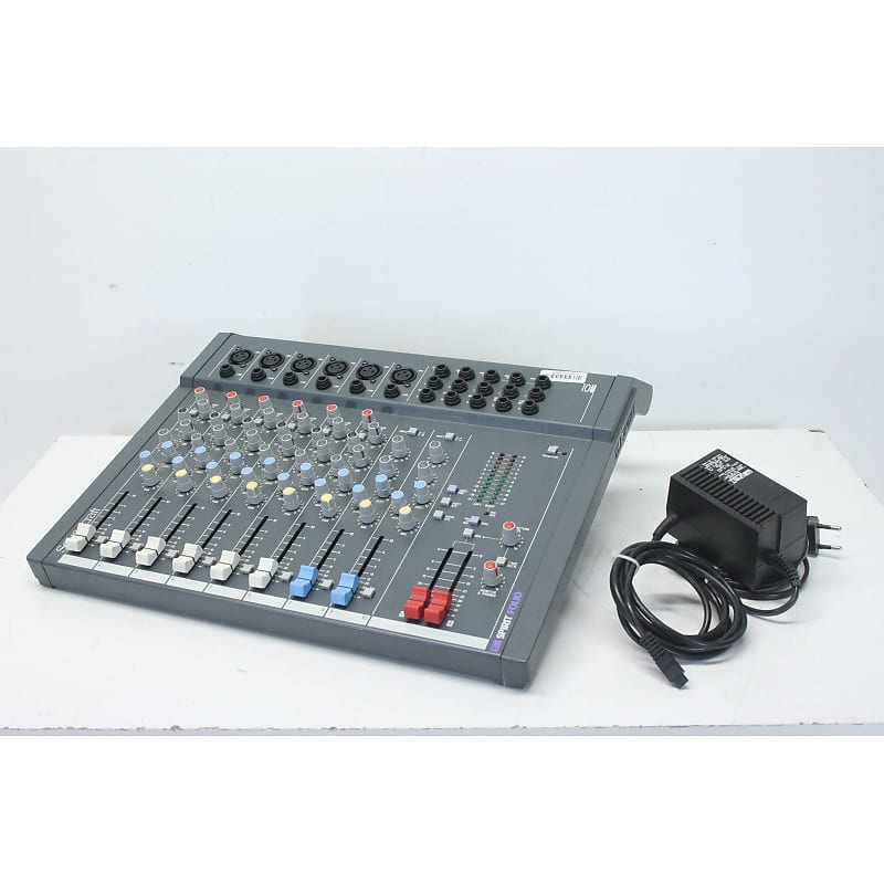 Soundcraft Spirit Folio 10-2 - 10 Channel, 2 Aux Mixer (No.1) | Reverb