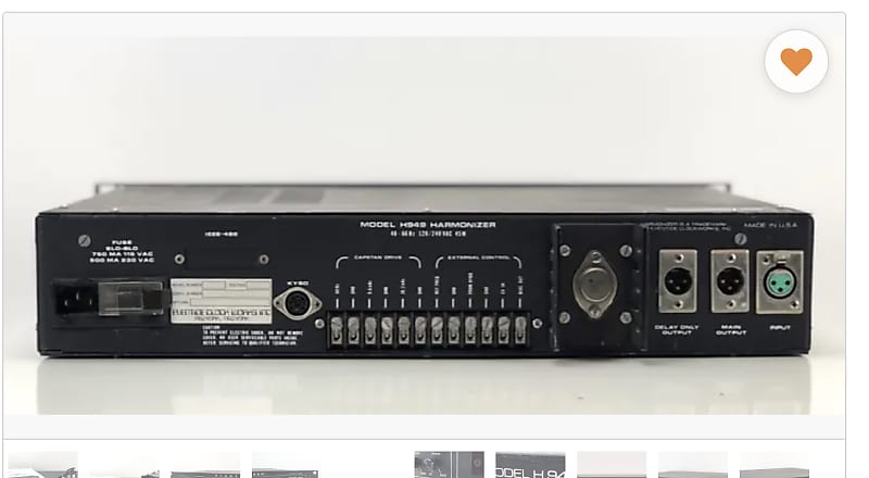 Eventide / Songbird H 949 / cyclosonic autopanner | Reverb