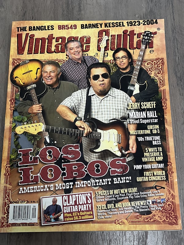 Vintage guitar magazine Los Lobos the bangles, barney, | Reverb