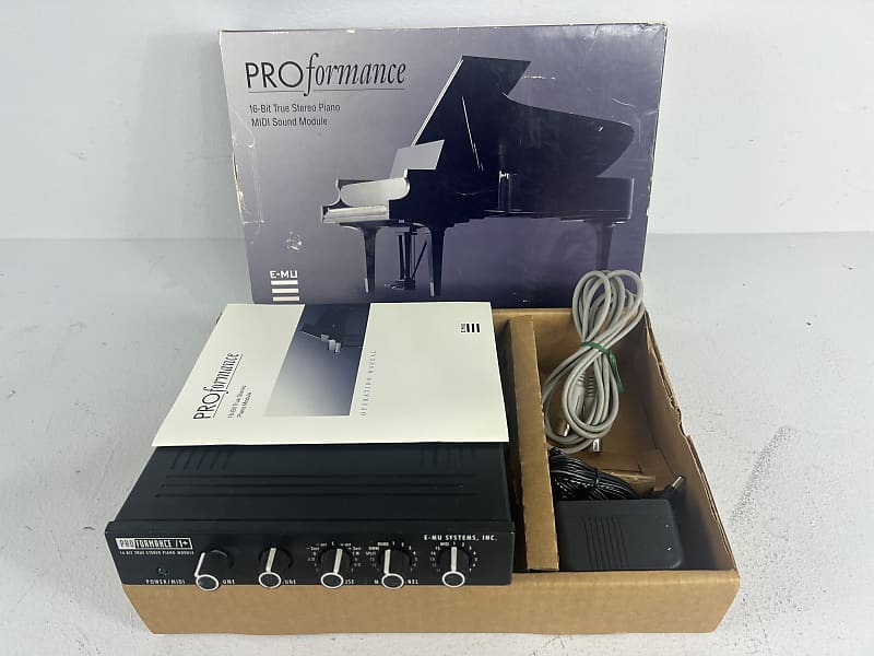 E-mu ProFormance /1 Stereo Piano Module EMU Model 9102 + Box | Reverb