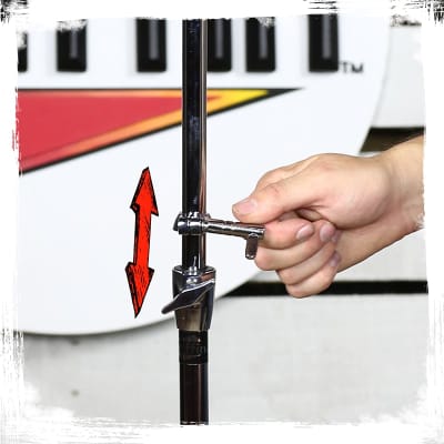 Griffin Straight Cymbal Stand (2 Pack) - Double Braced Legs, | Reverb