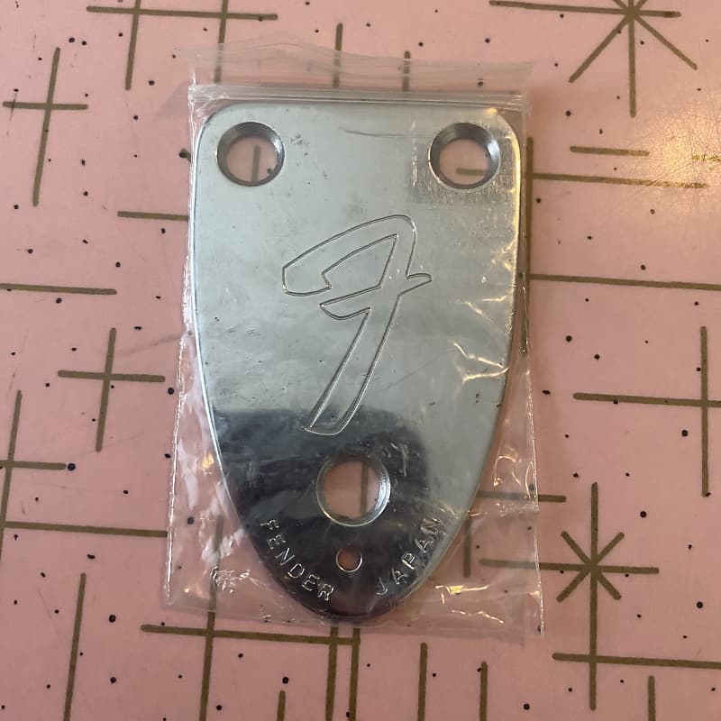 Fender 3 bolt F neck plate made in Japan 3 1990s 1980s NOS | Reverb