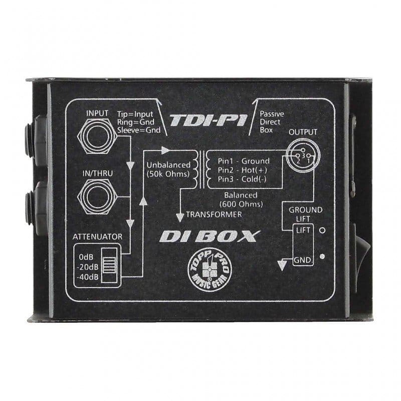DI BOX PASSIVA TOPP PRO TDIP1 | Reverb