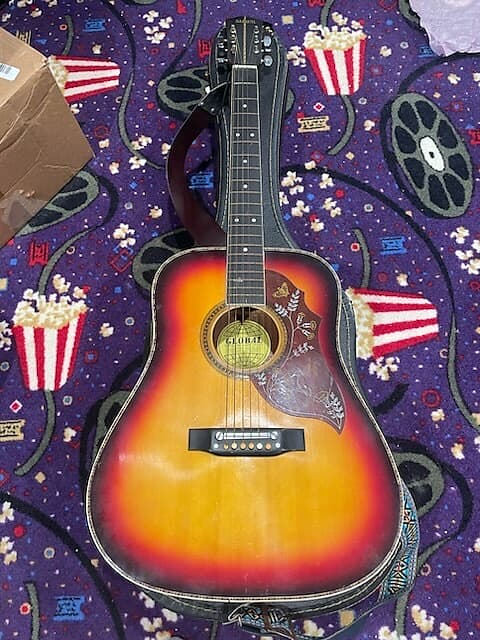 Global Acoustic Guitar - Sunburst | Reverb