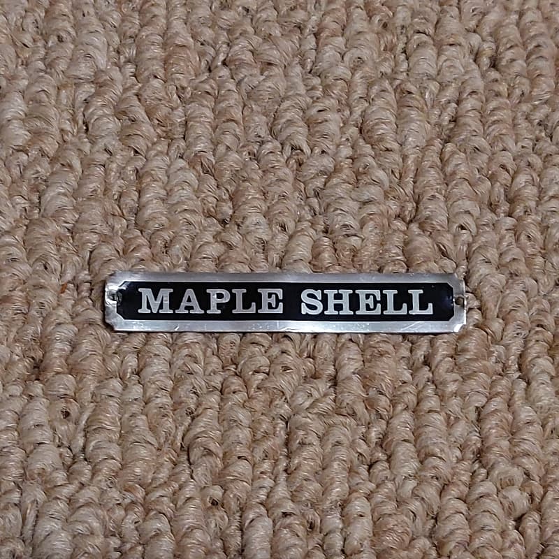 Pearl Maple Shell Drum Badge (559) | Reverb