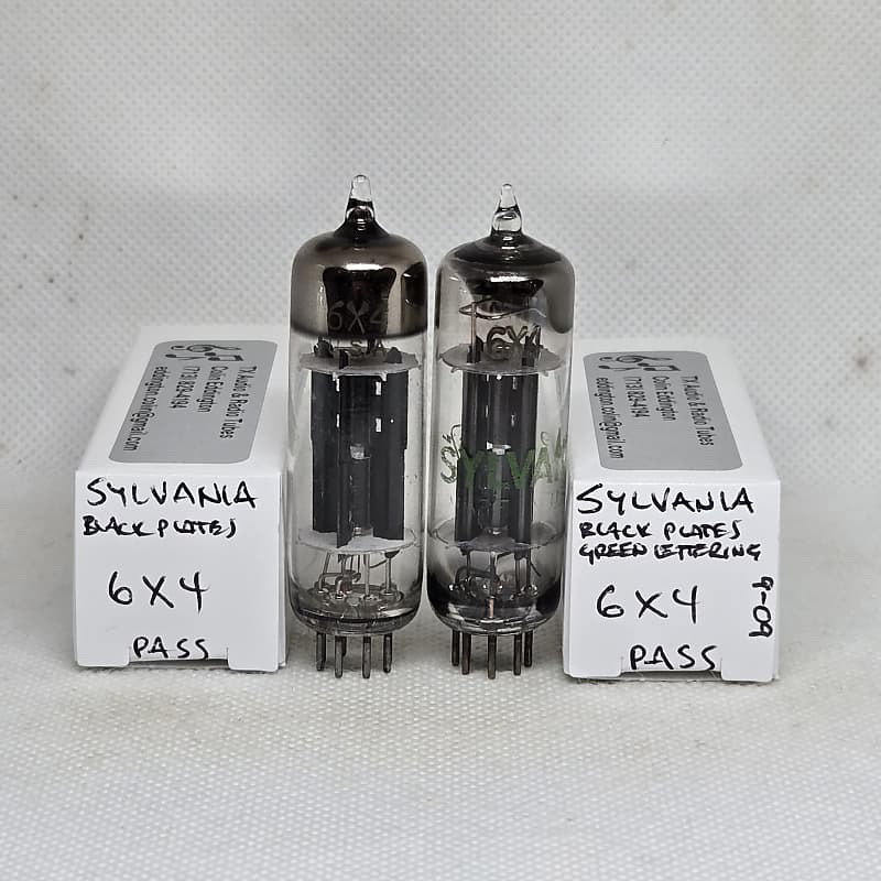 Sylvania 6X4 Matched Pair NOS Rectifier 6X4 EZ90 | Reverb