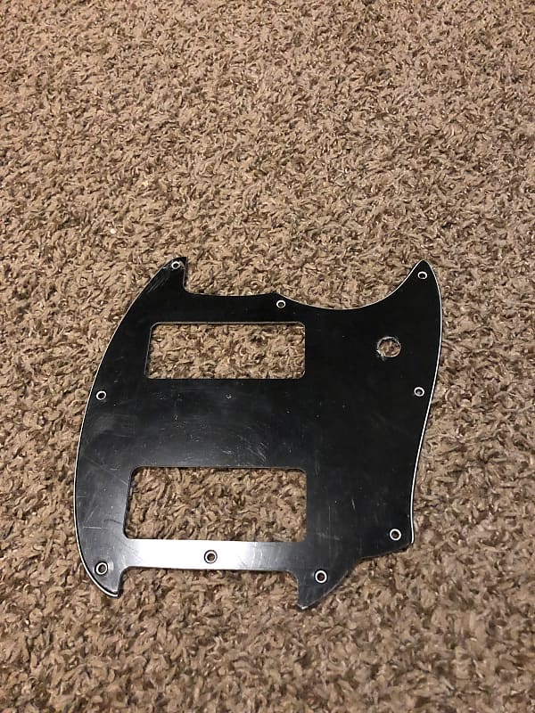 Squier Bullet Mustang Black Pickguard P90 | Reverb