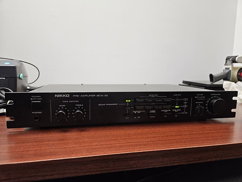 Nikko BETA 30 Stereo Preamplifier | Tested And Working | Reverb