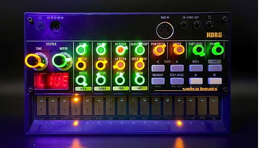 Korg Volca Sample UV knob rings | Reverb