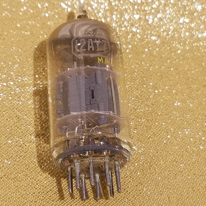 RCA ONE (1) 12AY7 mic dual triode AT1000 TESTED Vacuum Tubes | Reverb
