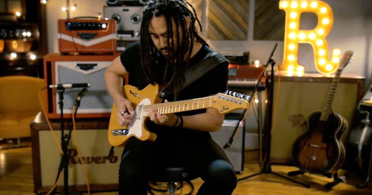 Video: Nigel Hendroff of Shows Us His Stereo Pedalboard | Reverb News