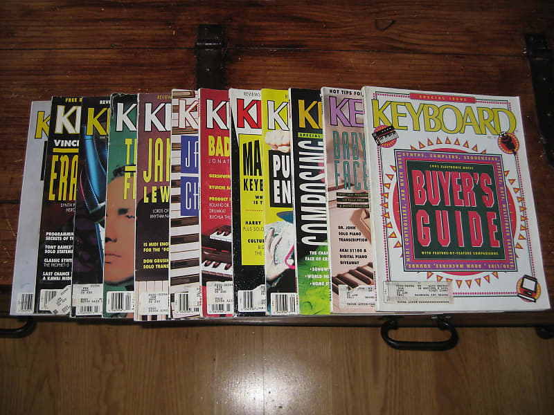 Keyboard Magazine Full Year 1990 | Reverb