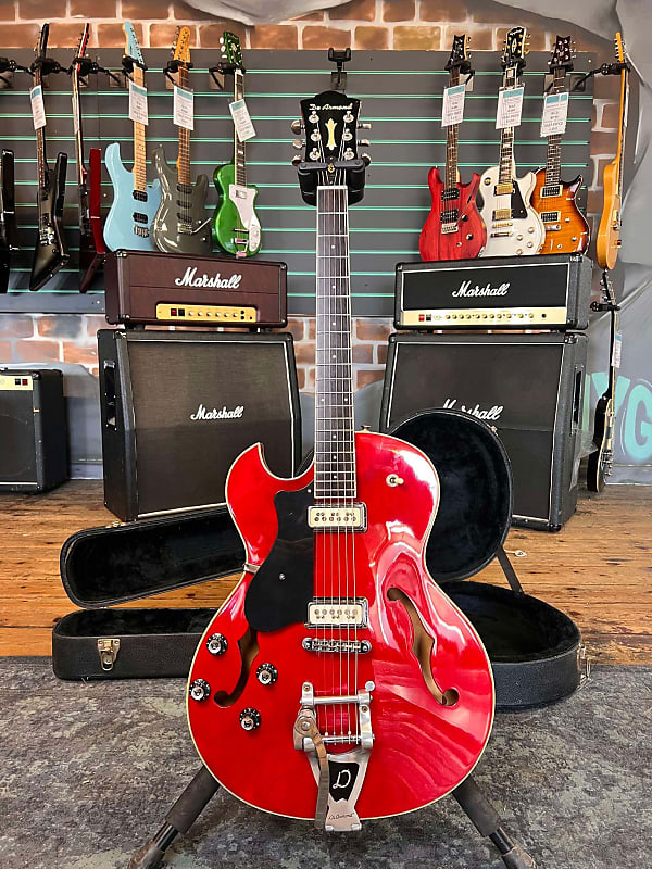 Guild DeArmond Starfire Special Cherry 1999 Semi-Hollow Left | Reverb