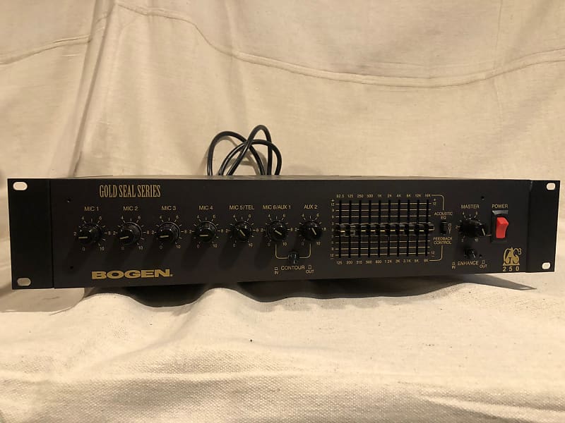 USED Bogen GS250D Gold Seal Series Powered Mixer / Amplifier | Reverb