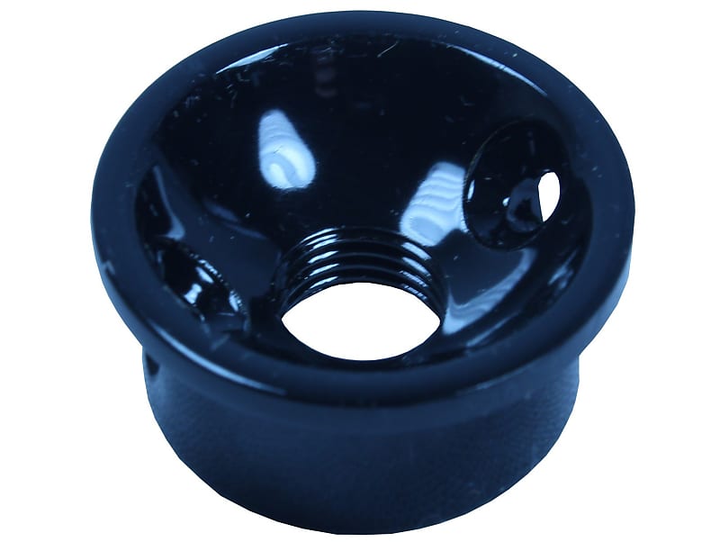 Telecaster round cup jack plates - Black | Reverb UK