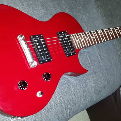 Rare Gibson "The Hawk" guitar - red | Reverb