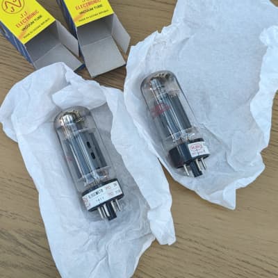 Ruby Tubes 6L6 (6L6GCMSTR) Matched Pair Valves for Guitar | Reverb UK