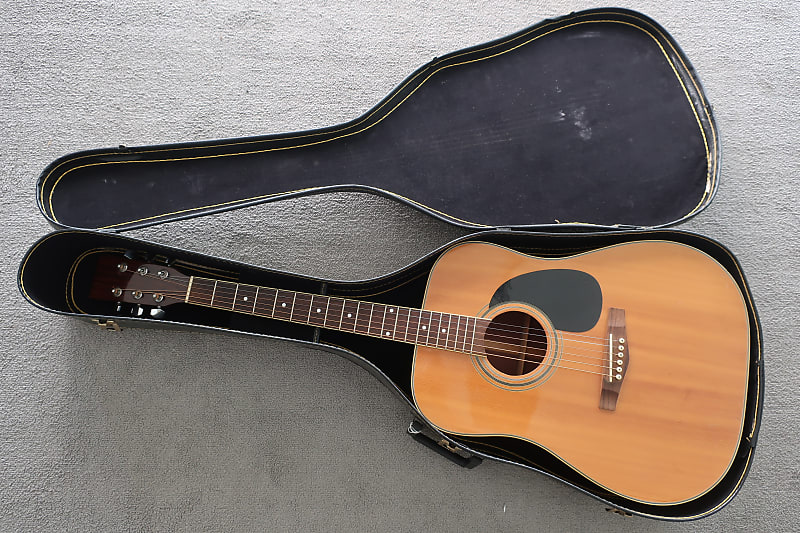 Vintage 1980s Unbranded Martin D45 Copy Dark Natural Hue Made | Reverb