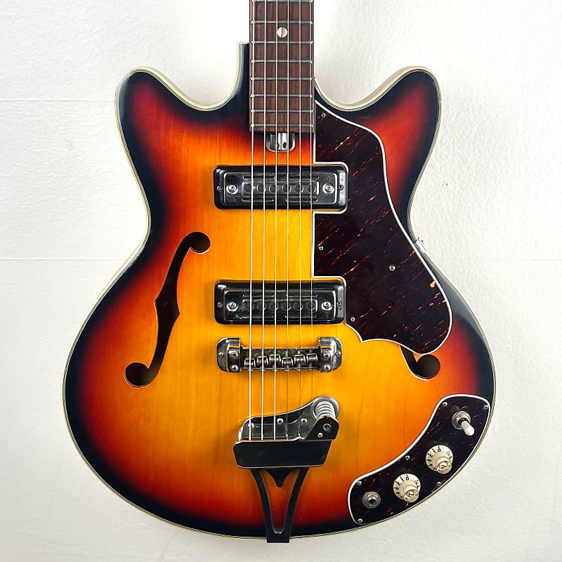 Silvertone 319 Hollowbody Electric Guitar 1960s/1970s | Reverb