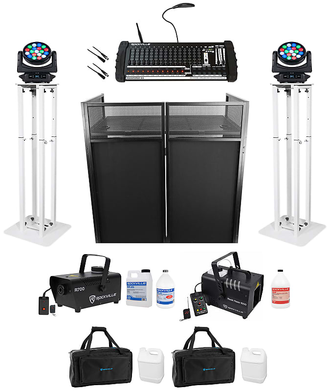 2 American DJ HYDRO WASH X19 Wireless DMX Moving Head | Reverb