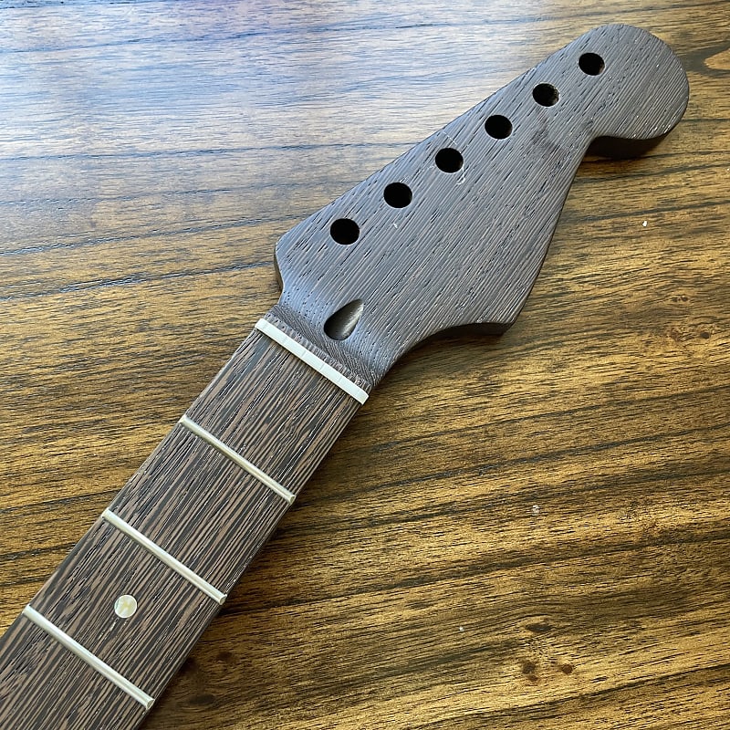 Wenge Strat Neck fits fender Stratocaster body 22 frets | Reverb