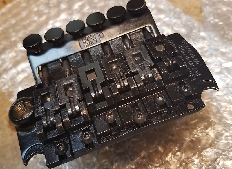 ESP Sinclair (Synclear) tremolo bridge 1991, black, Floyd | Reverb