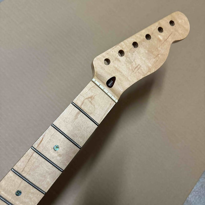 Flame Maple Tele Neck fits fender Telecaster body Modern | Reverb