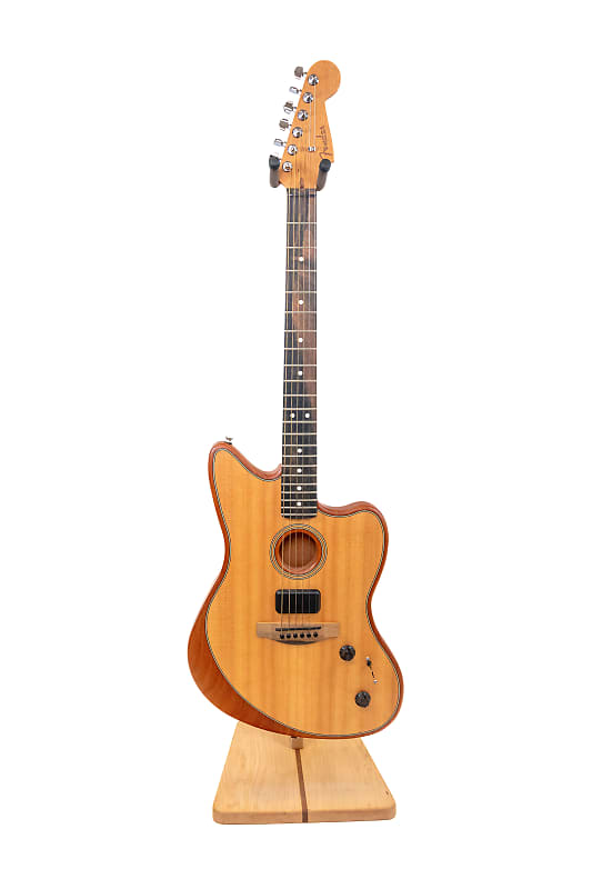 Fender American Acoustasonic Jazzmaster Natural Finish | Reverb