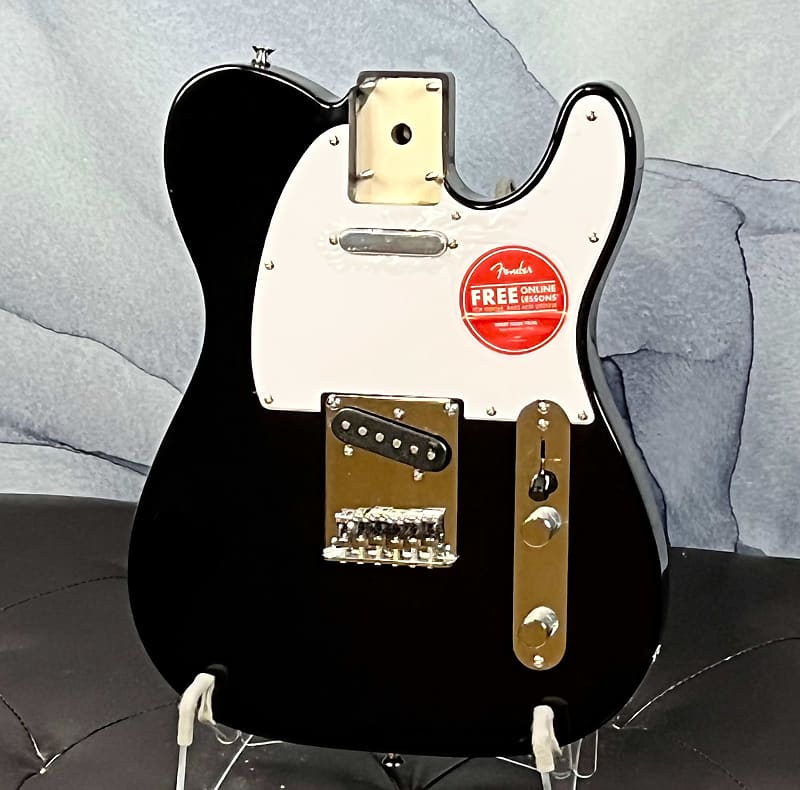 Squier Loaded Telecaster Body Black Finish | Reverb