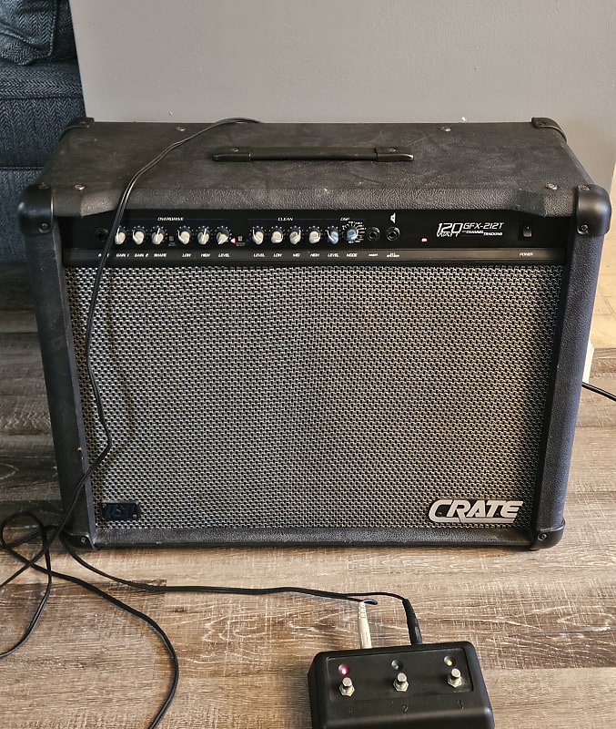 Crate GFX-212 2-Channel 120-Watt 2x12" Guitar Combo 2000ish - | Reverb