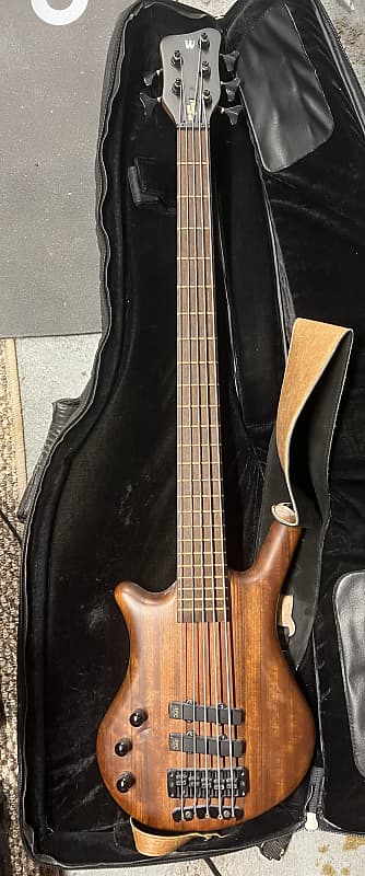 Warwick Thumb 5 string bolt on bass guitar Natural finish | Reverb